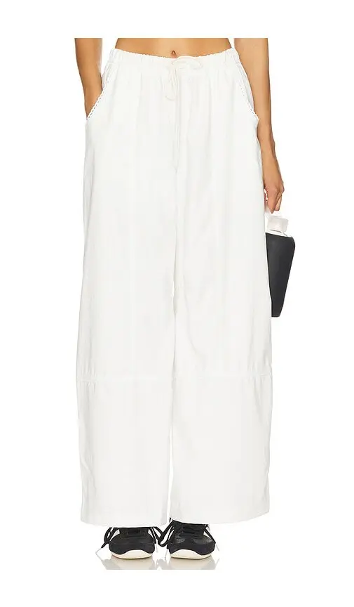 Free People Wish It Wide Leg Pant - White
