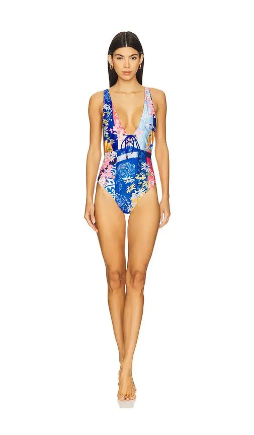 Agua Bendita X Priscila One-piece Swimsuit - Radiant Floral