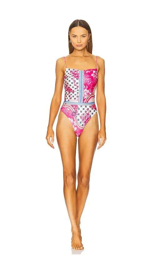 Agua Bendita X Laila One Piece - Nath Pink Floral