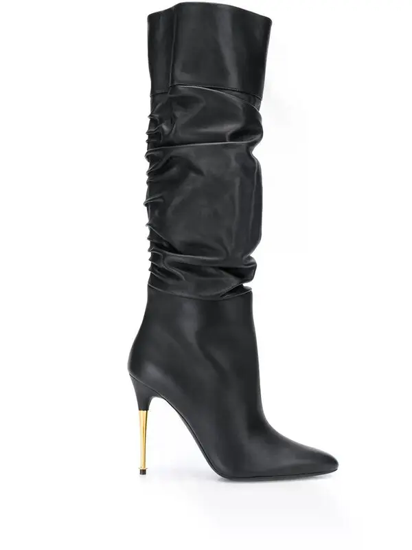 TOM FORD Ruched Knee-high Boots