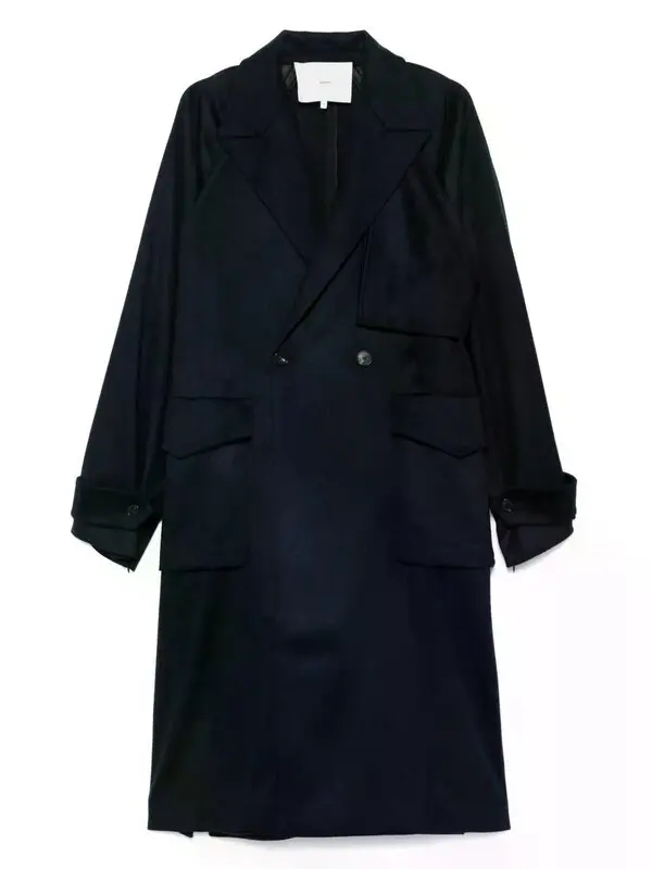 SETCHU Internal-belt Double-breasted Coat