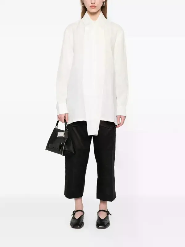 SETCHU Cropped Trousers - Black
