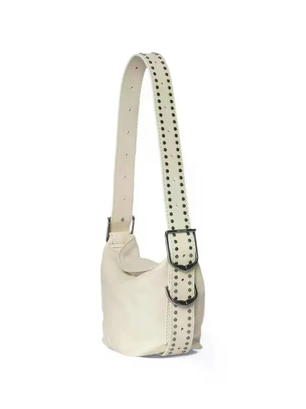 Zadig&Voltaire Baby Jane Leather Shoulder Bag - Neutrals