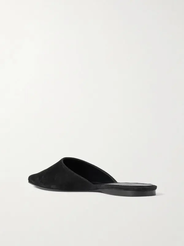 Tove Pheby Point-toe Suede Mules