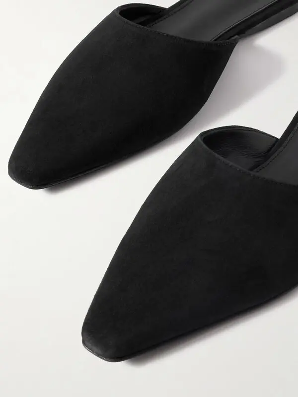 Tove Pheby Point-toe Suede Mules