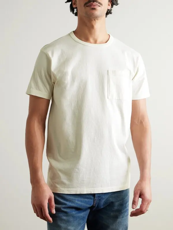 Ralph Lauren Two-pack Garment-dyed Cotton-jersey T-shirts - Neutrals