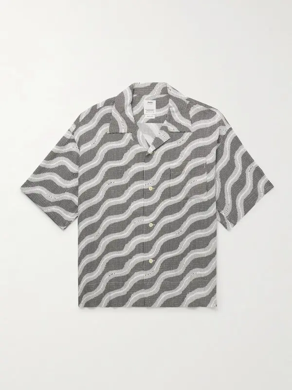 Visvim Copa Camp-collar Printed Canvas Shirt