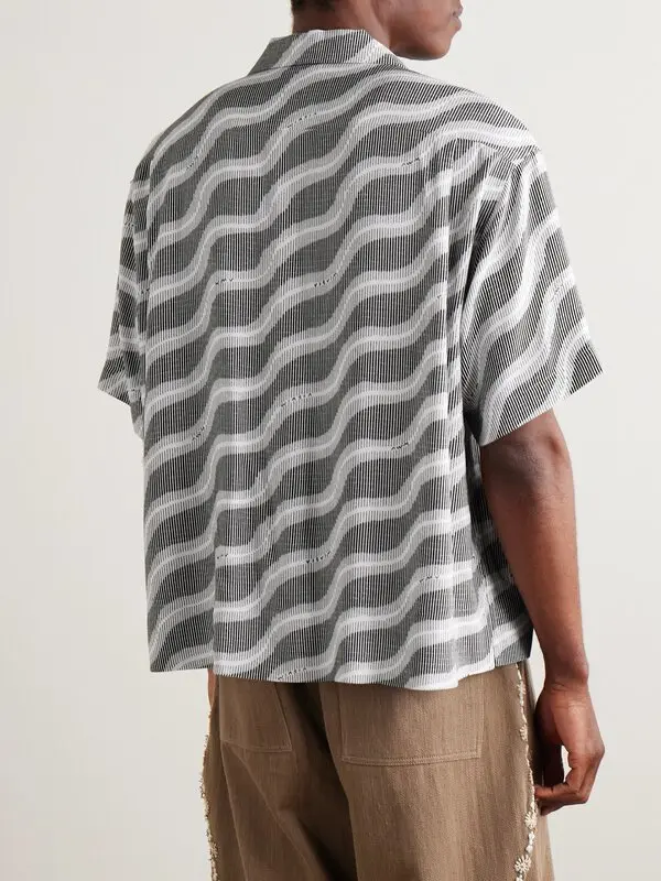 Visvim Copa Camp-collar Printed Canvas Shirt