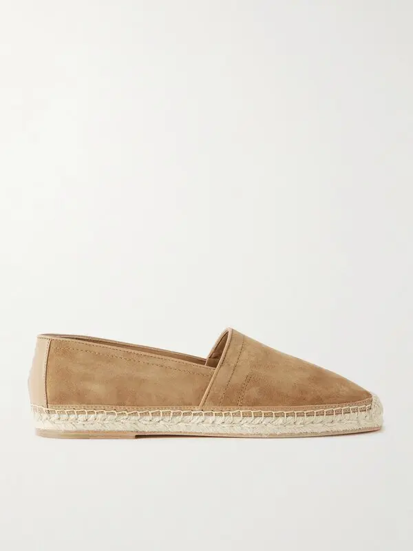 Brunello Cucinelli Suede Espadrilles - Brown