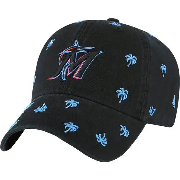 '47 Miami Marlins Confetti Clean Up Adjustable Cap