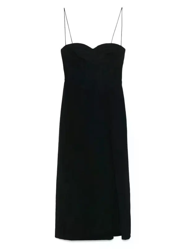 Mvp Wardrobe Calypso Midi Dress In Black - 20% Off | Editorialist