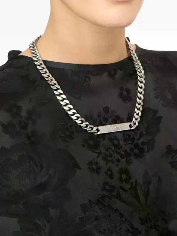 MAISON MARGIELA Logo Chain Necklace
