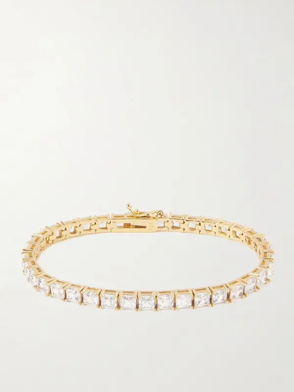 ROXANNE ASSOULIN Gia Cubic Zirconia Tennis Bracelet - Gold
