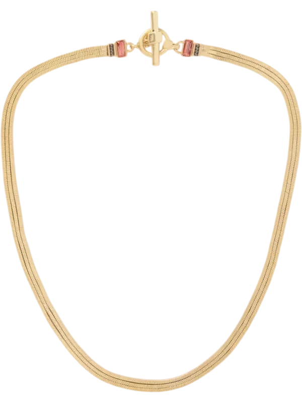 ROXANNE ASSOULIN The Slinky -tone Crystal Necklace - Gold