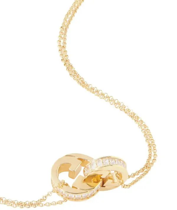 Gucci Blondie Crystal Necklace - Gold