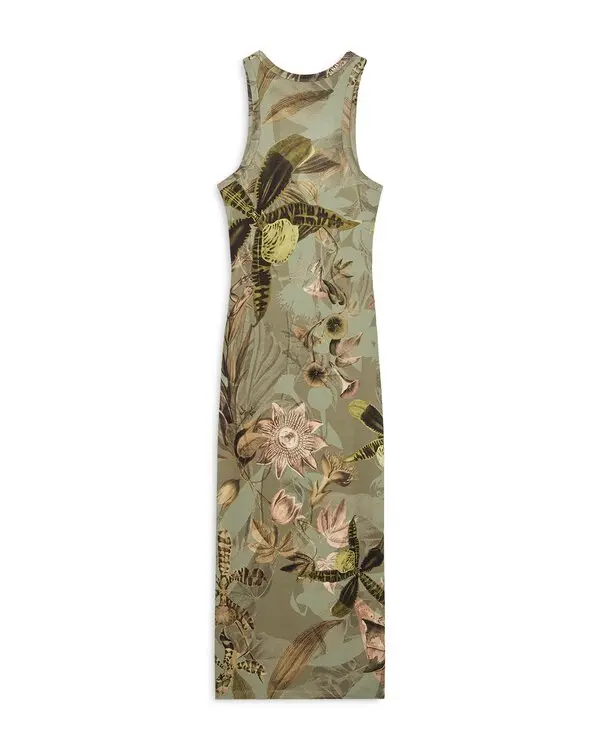 REISS Printed Jersey Dress