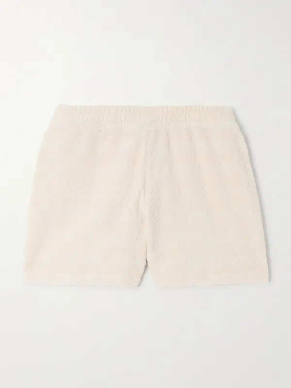 Tory Burch Cotton-blend Terry Jacquard Short