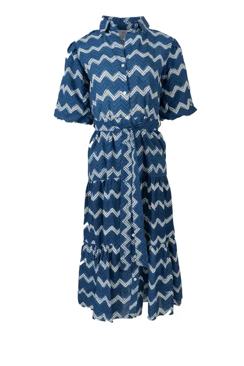 GUADALUPE DESIGN Printed Kaftan Dress