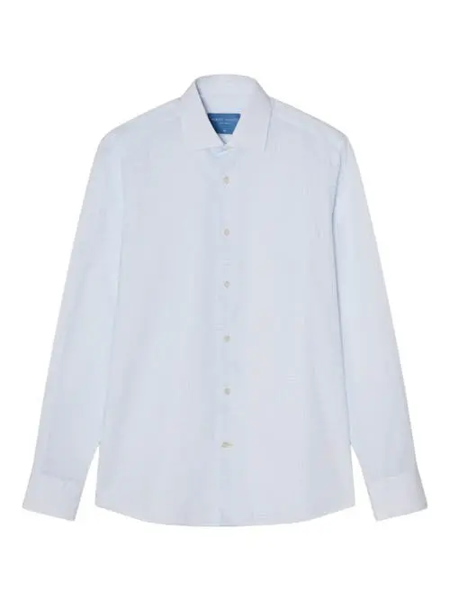 Robert Talbott Reynolds Micro Print Shirt - Navy/blue
