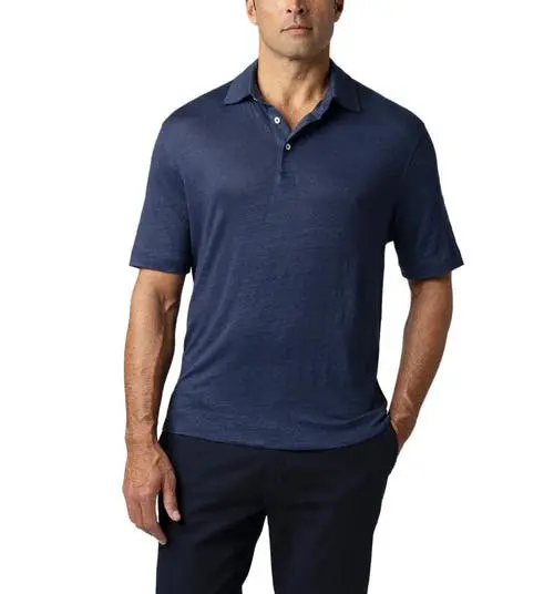 Robert Talbott Taylor Linen Jersey Polo