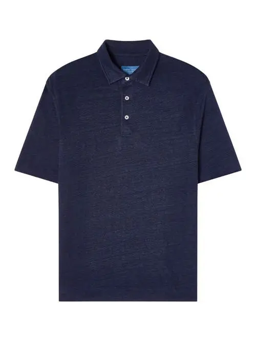 Robert Talbott Taylor Linen Jersey Polo