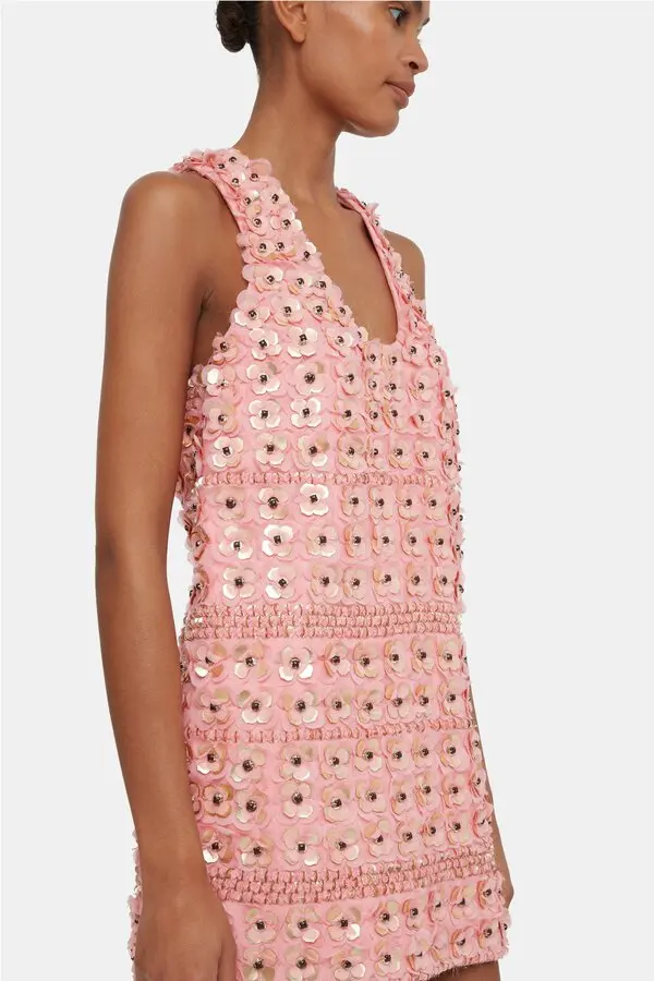 EMILIA WICKSTEAD Embellished Mini Dress