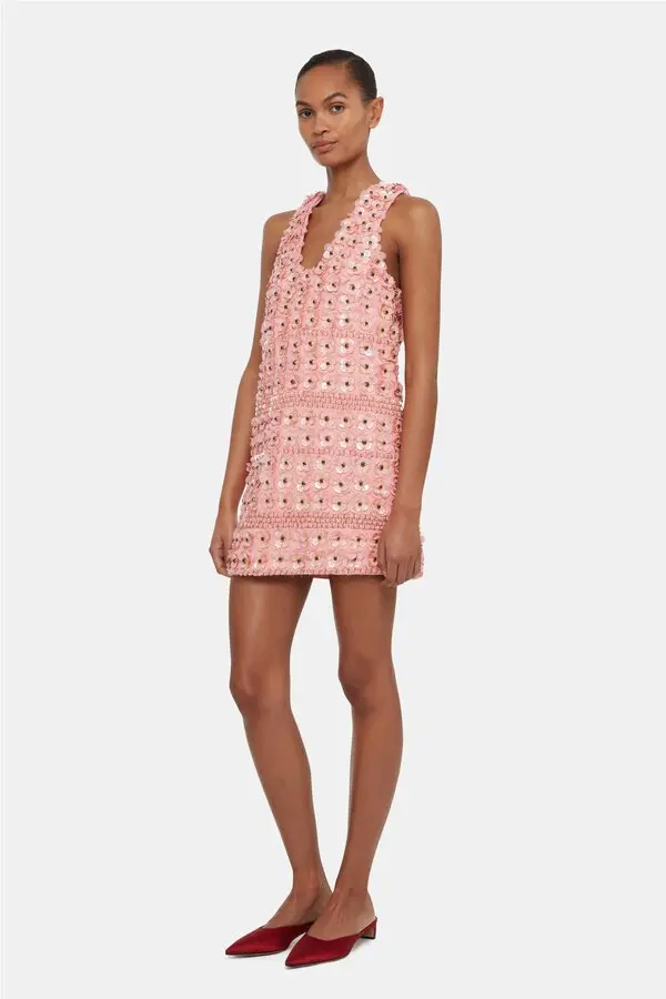 EMILIA WICKSTEAD Embellished Mini Dress
