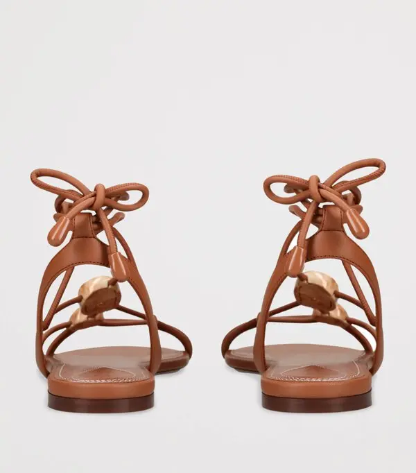 Zimmermann Leather Gleam Sandals