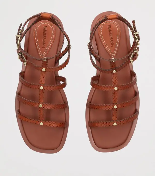 Zimmermann Leather Goldie Sandals