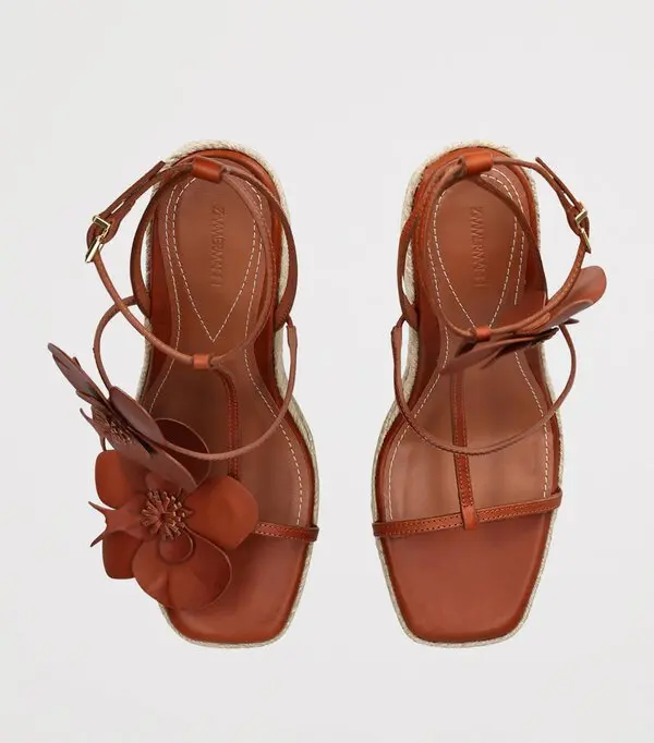 Zimmermann Leather Orchid Wedges 110
