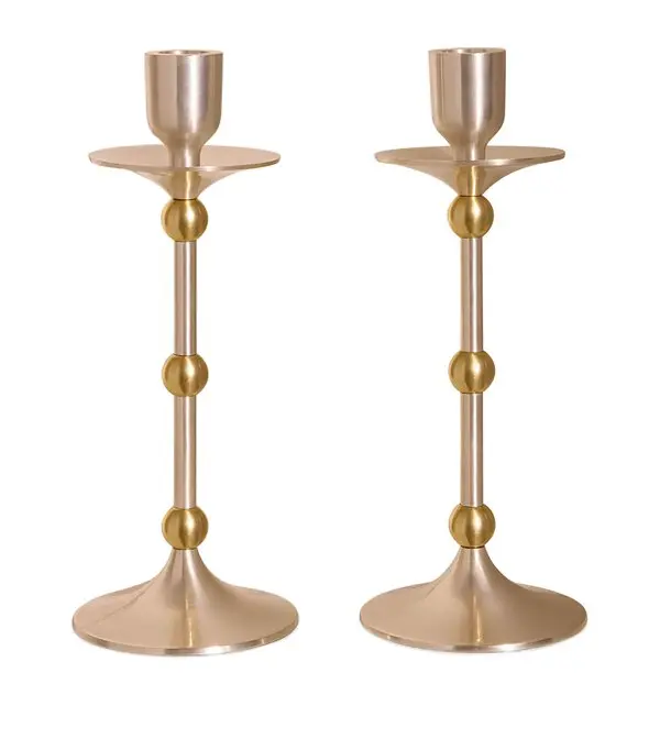 SOHO HOME Medium -plated Cilia Candlestick Holder - Silver