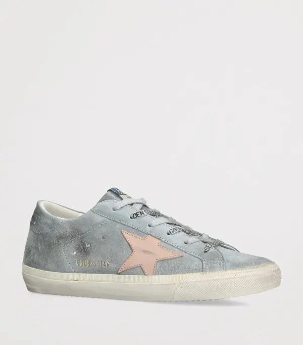 GOLDEN GOOSE Super Star Suede Sneakers - Blue