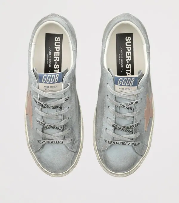 GOLDEN GOOSE Super Star Suede Sneakers - Blue