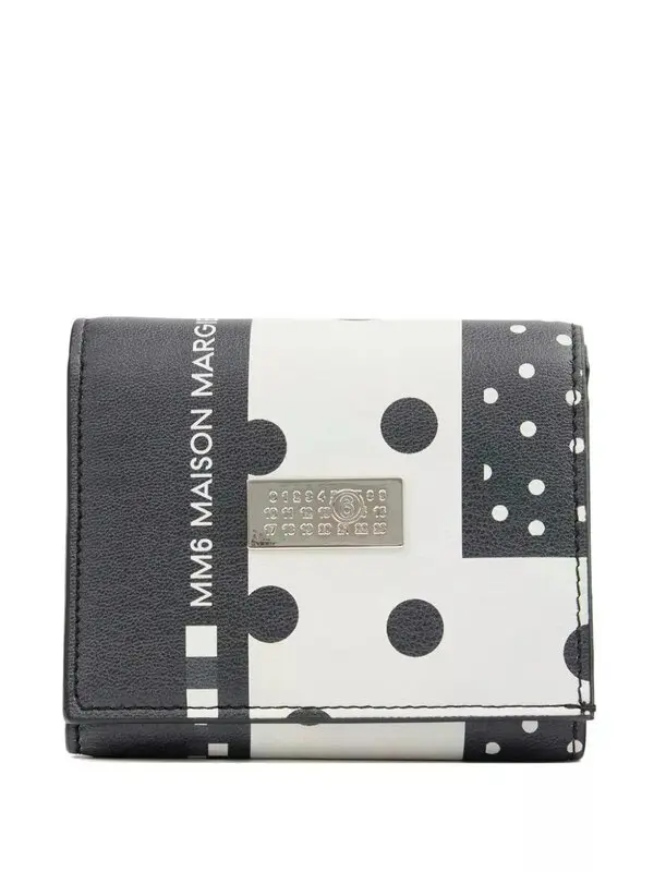 MAISON MARGIELA Polka-dot Wallet - White
