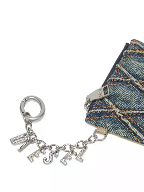 DIESEL® Quilted Denim Cardholder