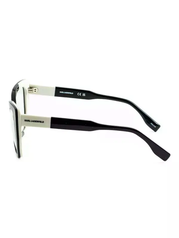 Karl Lagerfeld Two-tone Cat-eye Frame Glasses
