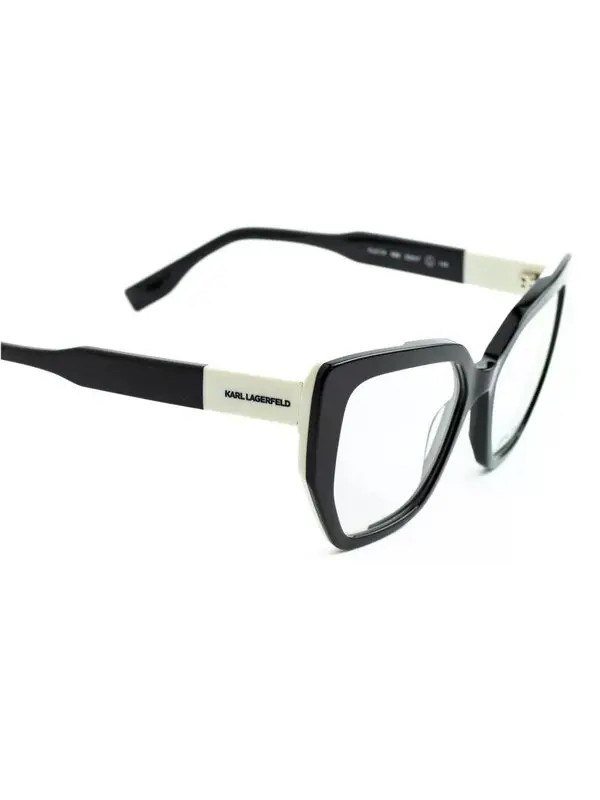 Karl Lagerfeld Two-tone Cat-eye Frame Glasses