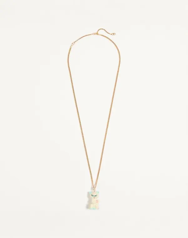 Valentino Garavani Le Chat De La Maison Nylon Necklace - Gold