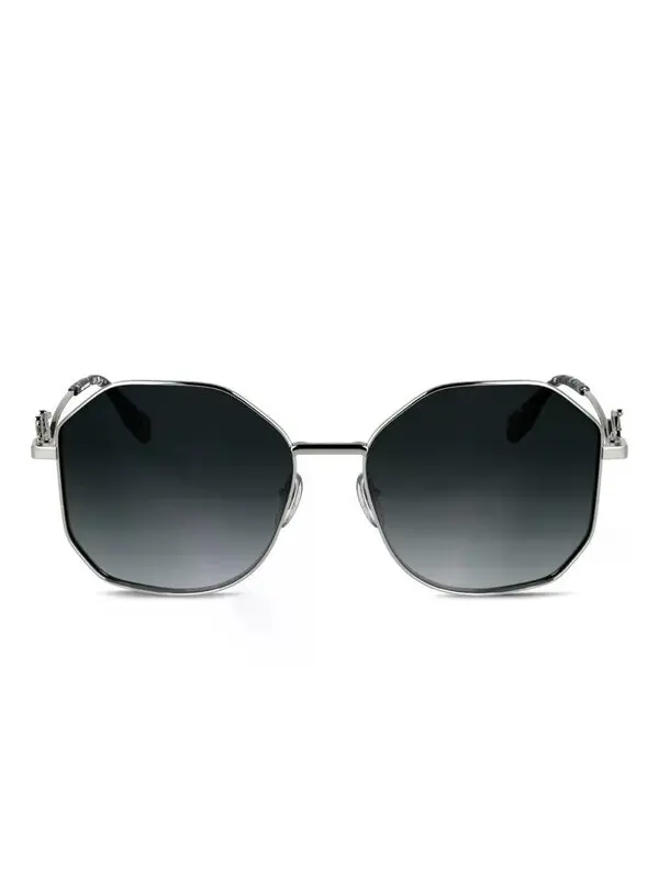 Karl Lagerfeld Octagon Sunglasses - Silver