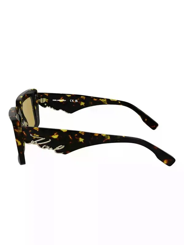 Karl Lagerfeld Signature Sunglasses - Brown