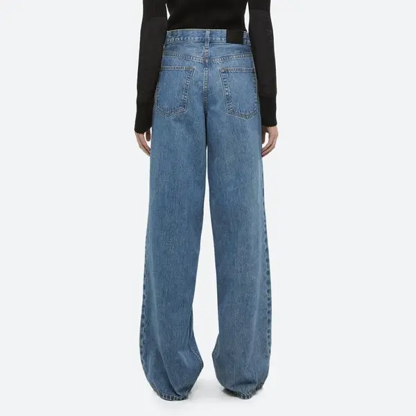 Helmut Lang Double-pleated Wide-leg Jeans