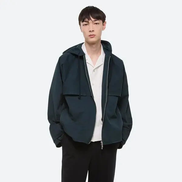 Helmut Lang Garment-dyed Windbreaker - Pine