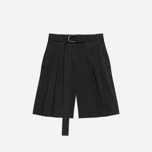 Helmut Lang Wide Pleated Shorts