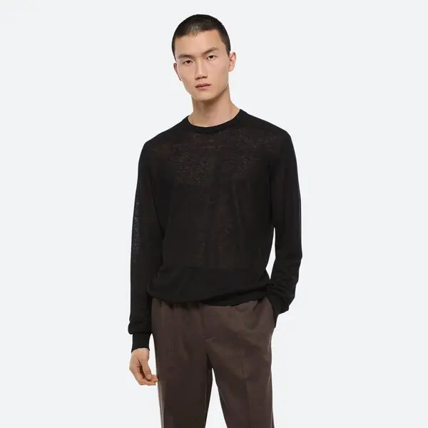 Helmut Lang Sheer Logo Sweater