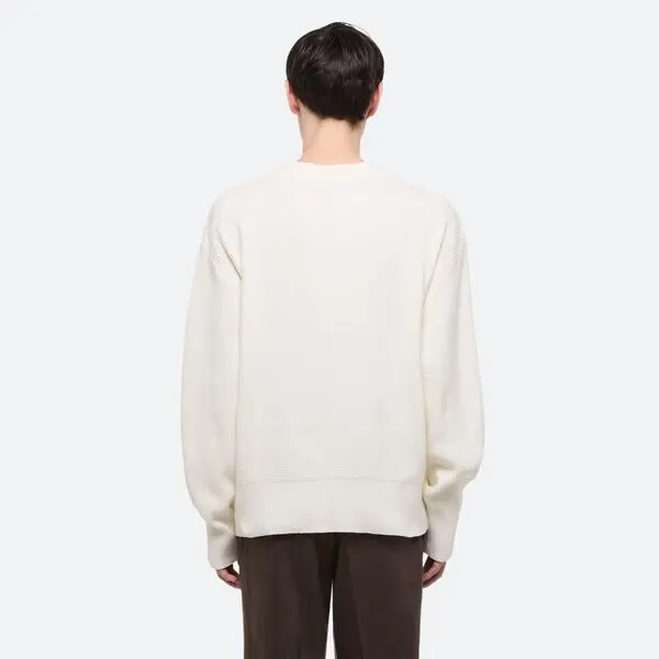 Helmut Lang Ribbed V-neck Sweater
