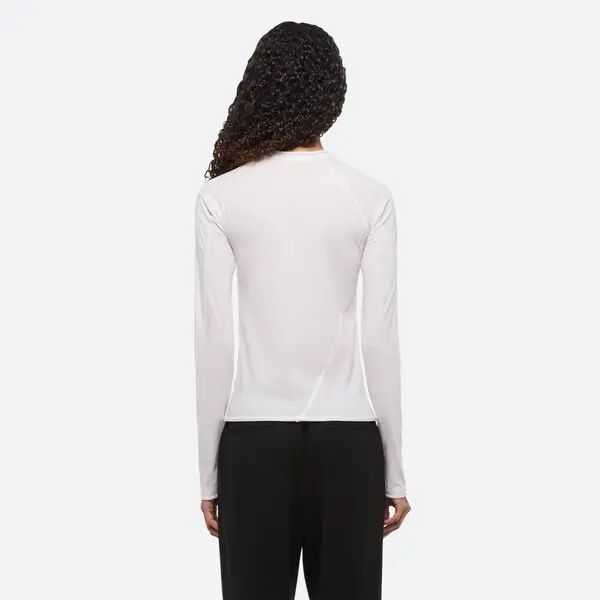 Helmut Lang Twisted Long-sleeved Tee - Optic White