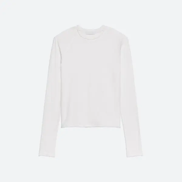 Helmut Lang Twisted Long-sleeved Tee - Optic White
