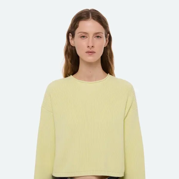 Helmut Lang Cropped Crewneck - Butte