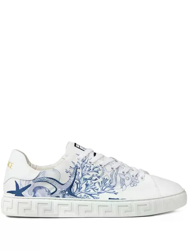 Versace Coral Theatre Greca Sneakers