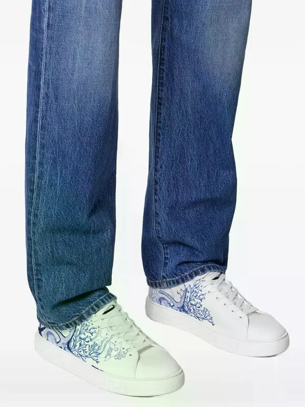 Versace Coral Theatre Greca Sneakers